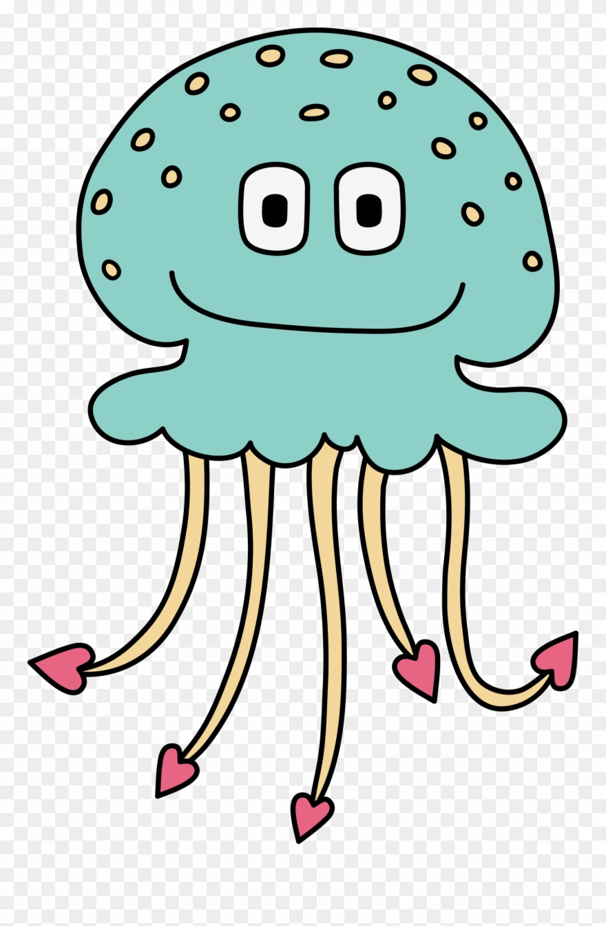 Jellyfishcolor - Clip Art - Png Download (#3612616) - PinClipart