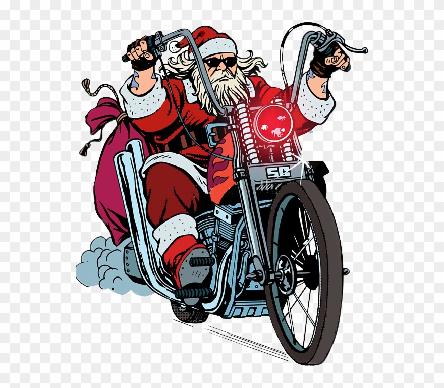 Santa Claus Harley Davidson Clipart (#3613492) - PinClipart