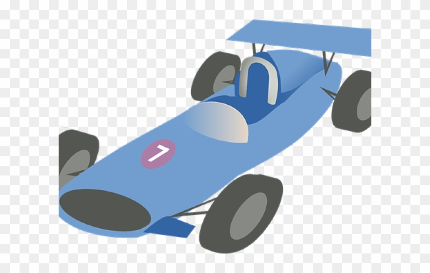 Blue Car Clipart One Car - Race Car Clipart Transparent - Png Download ...