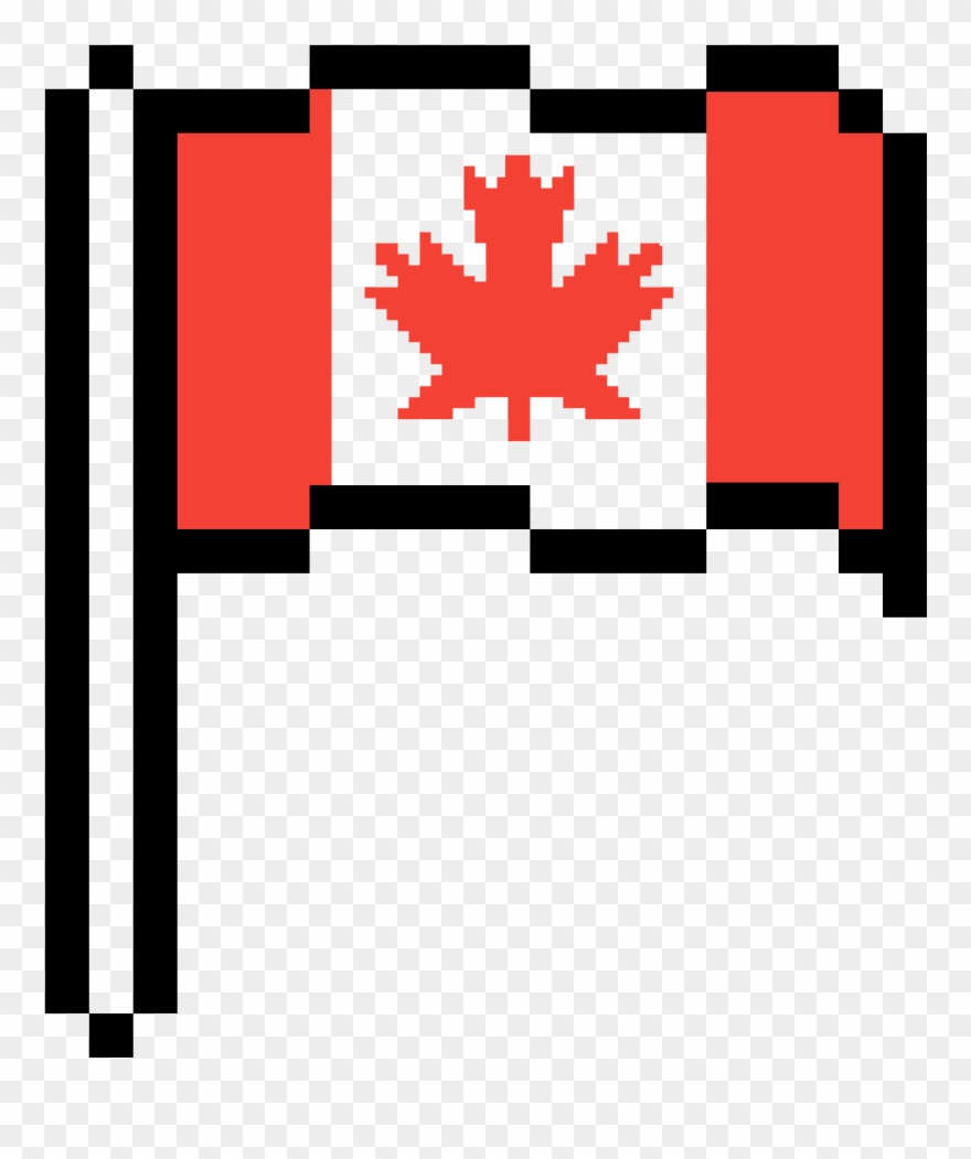 Download Flag Terraria Video Game Pixel Art - Canada Flag Pixel Art ...