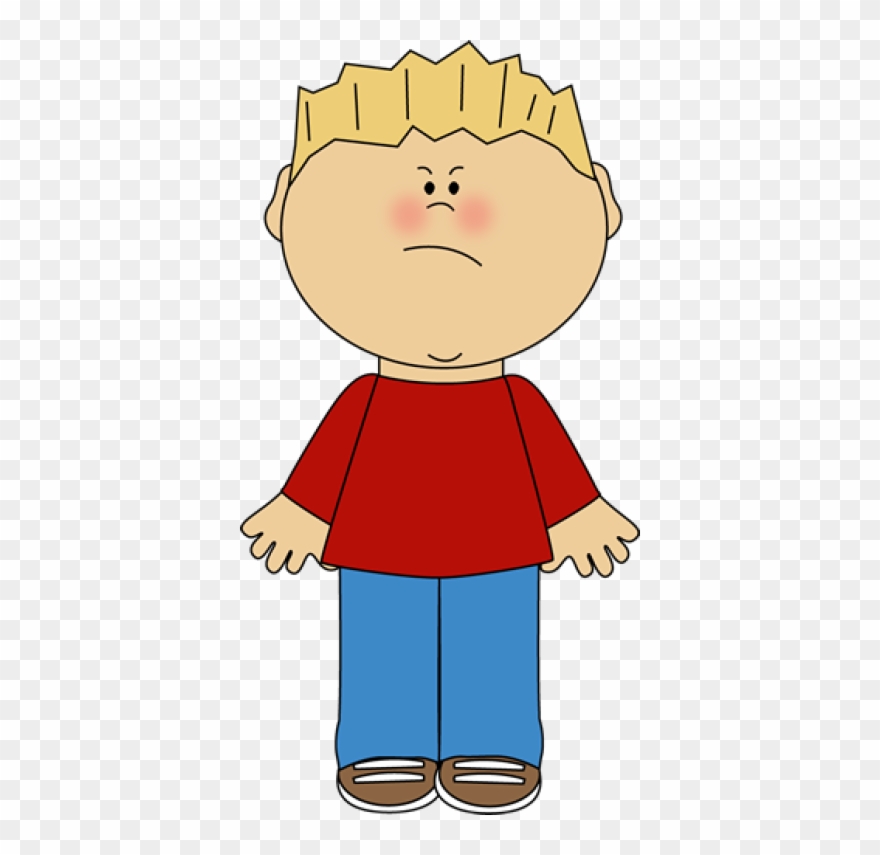 Mean Boy Clipart - Scared Boy Clipart - Png Download (#3622123 ...