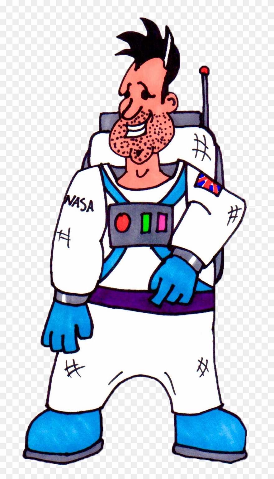 Spaceman Dave - Cartoon Clipart (#3624629) - PinClipart