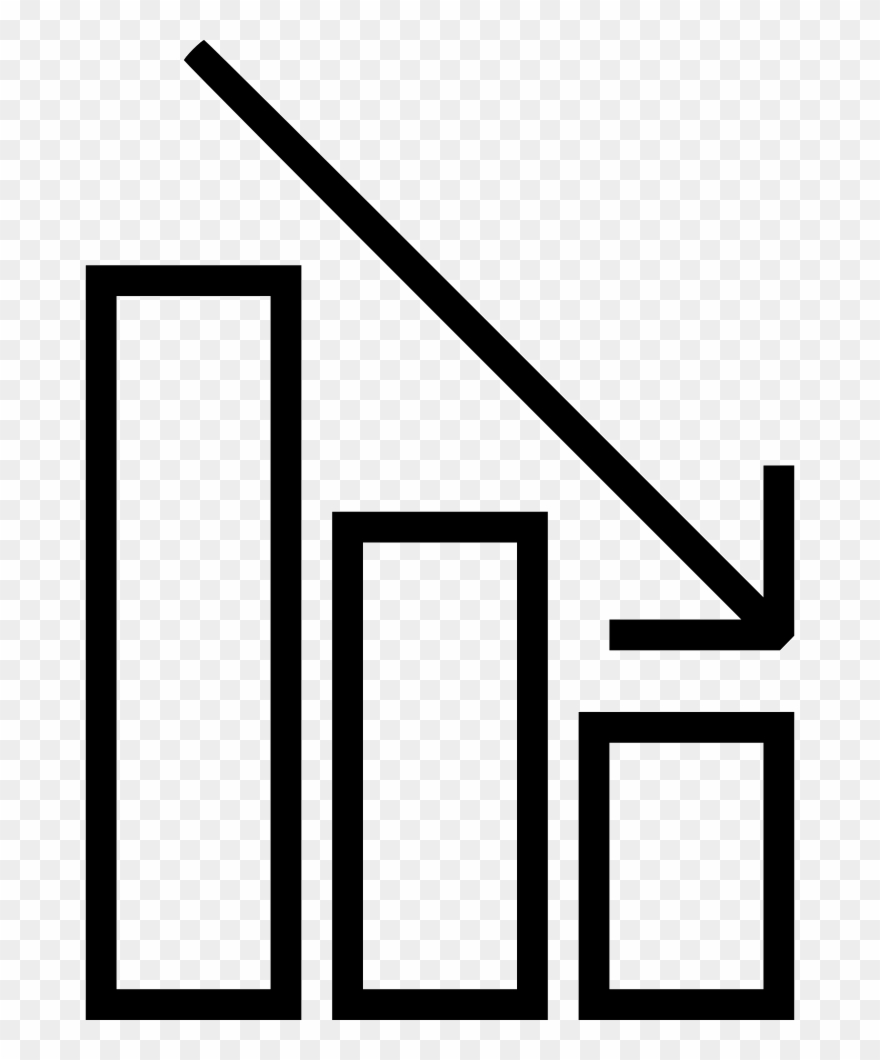 Graph Decrease Comments - Verlust Icon Clipart (#3626569) - PinClipart