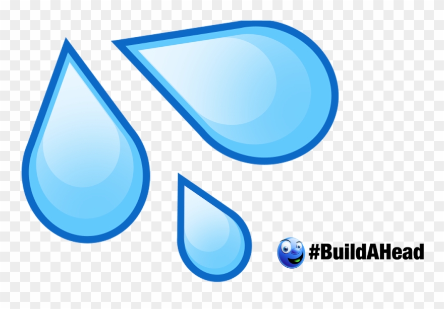 Water Splash Emoji Png - Water Drop Emoji Clipart (#3629346) - PinClipart