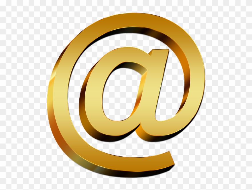 Download Email Logo Golden Png , Png Download - Gold Email Logo Png ...