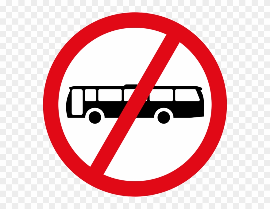 Buses Prohibited Sign - Simon's Town Clipart (#3632961) - PinClipart
