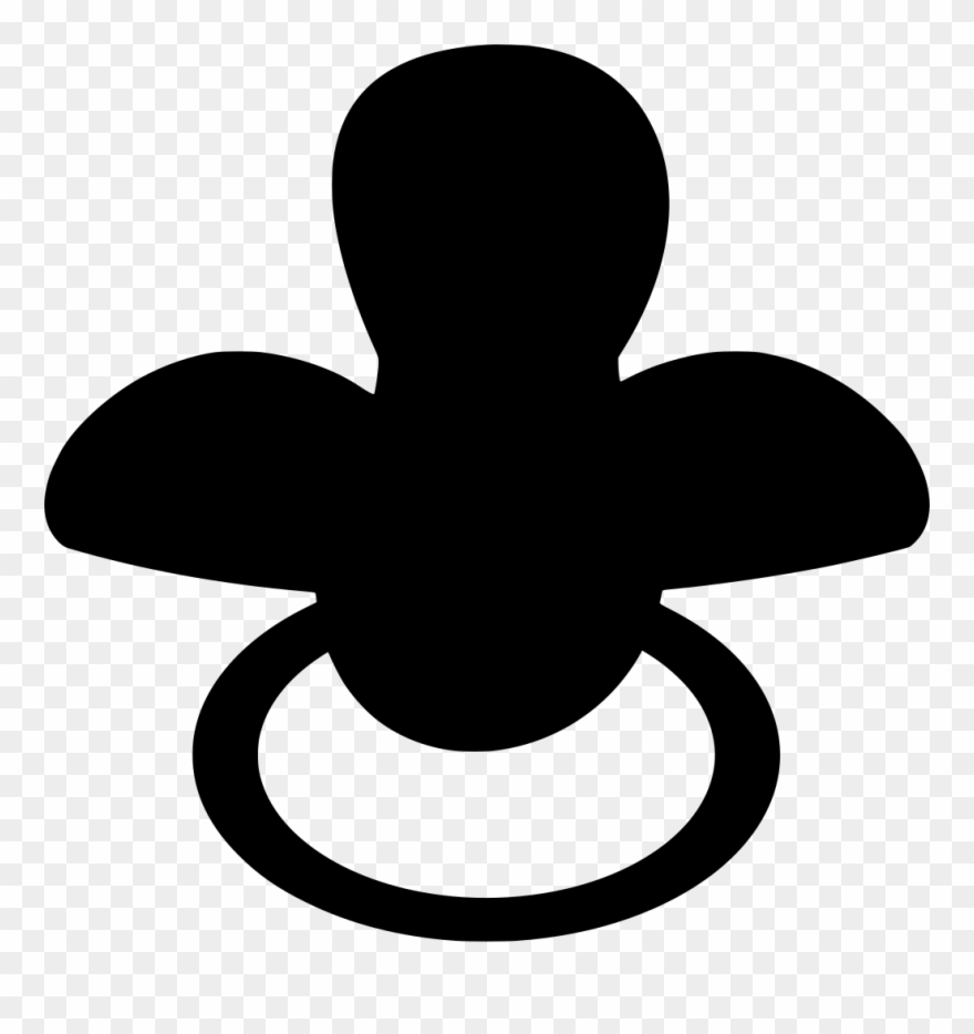 Download Png - Pacifier Silhouette Clipart (#3638217) - PinClipart