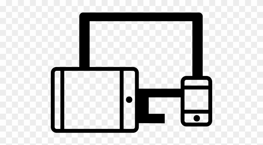 Devices - Line Art Clipart (#3640419) - PinClipart