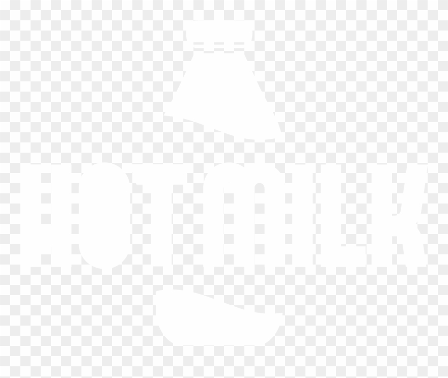 Hotmilklogowhite Clipart (#3656339) - PinClipart