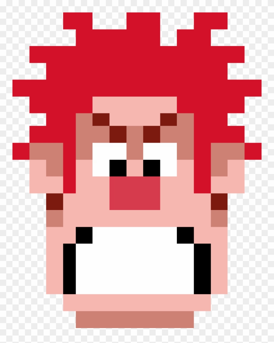 Wreck It Ralph Pixel Head Filmoa - Wreck-it Ralph (2012) Clipart ...