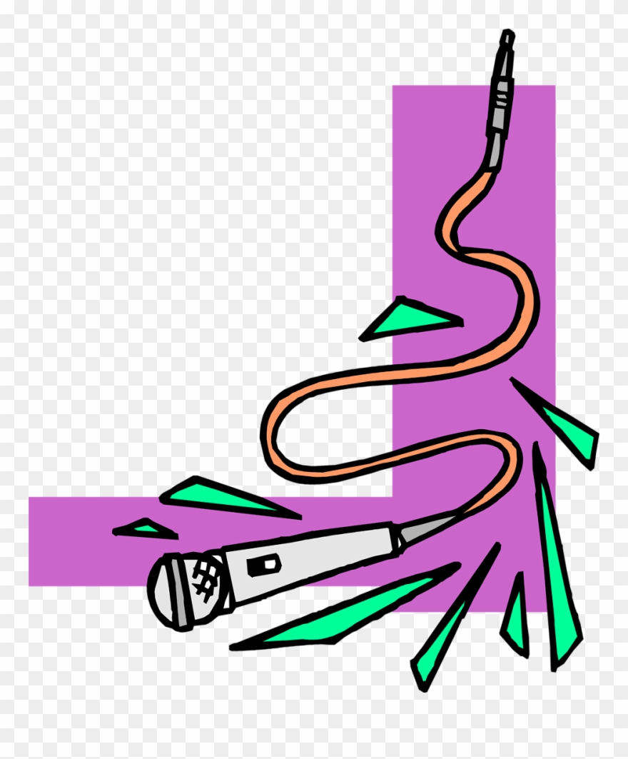 Corner Lower Right Free Stock Photo Illustration Ⓒ - Microphone Borders ...