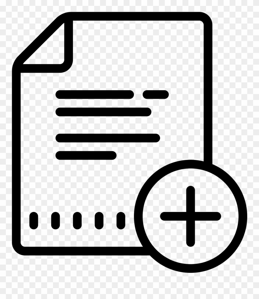 It's A Icon For You To Add A Rule Which Is A - Add List Icon Clipart ...