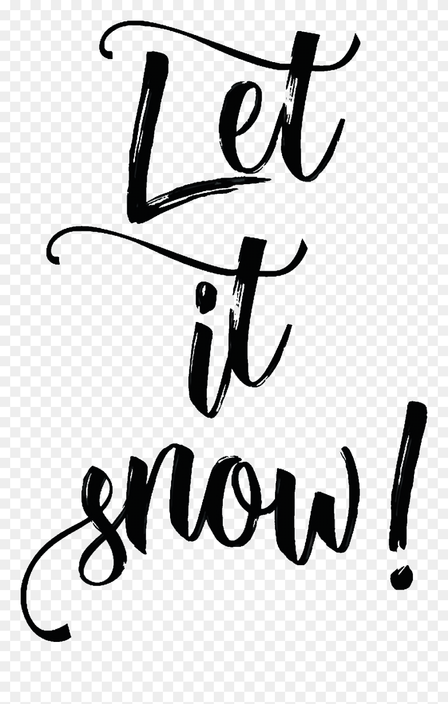Let Sticker - Calligraphy Clipart (#3689019) - PinClipart