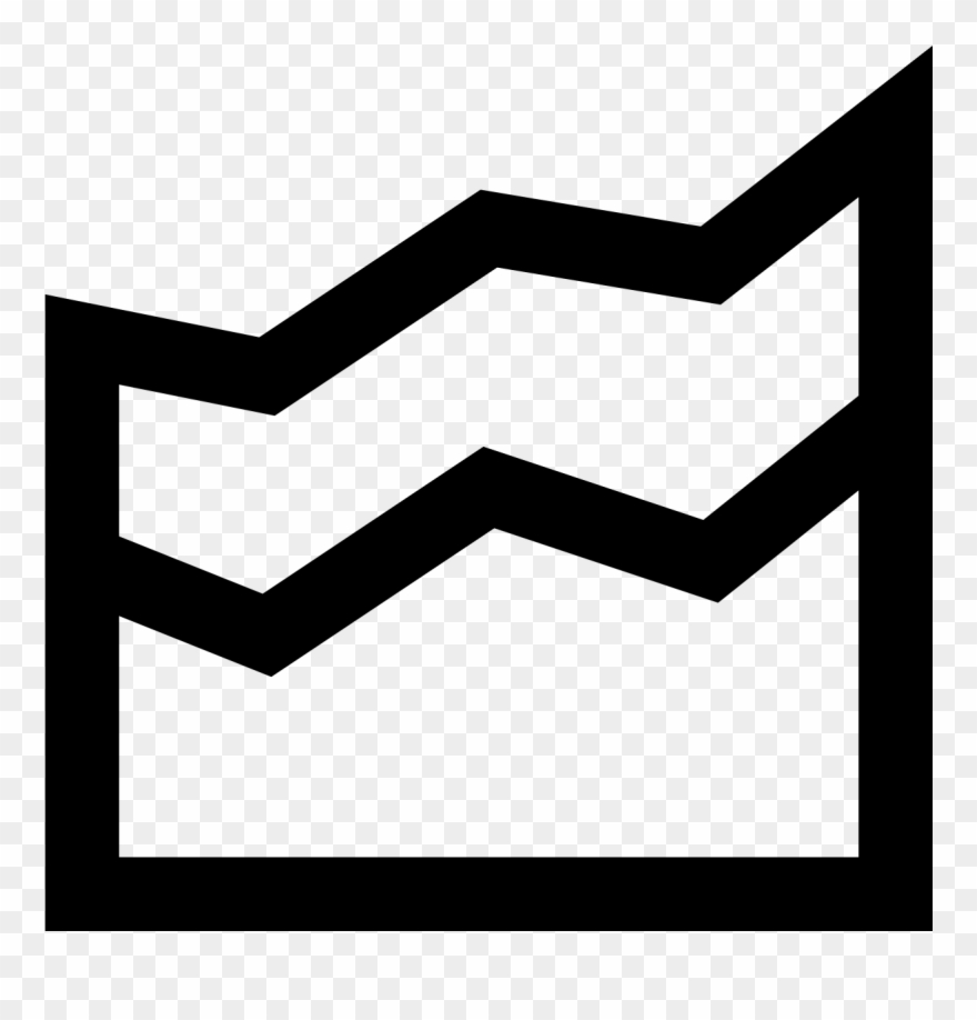 The Area Chart Has A Flat Bottom With Two Sets Of Line - Flat Chart ...