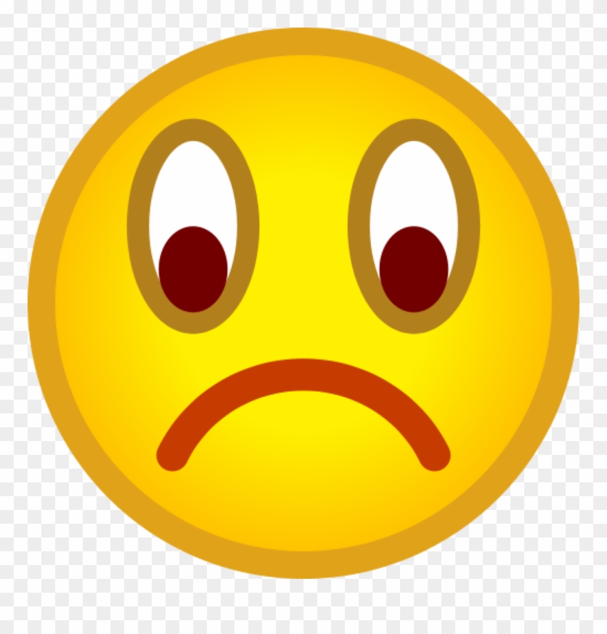 Collection Of 14 Free Frowning Clipart Frowny - Emoticon Don T Like ...