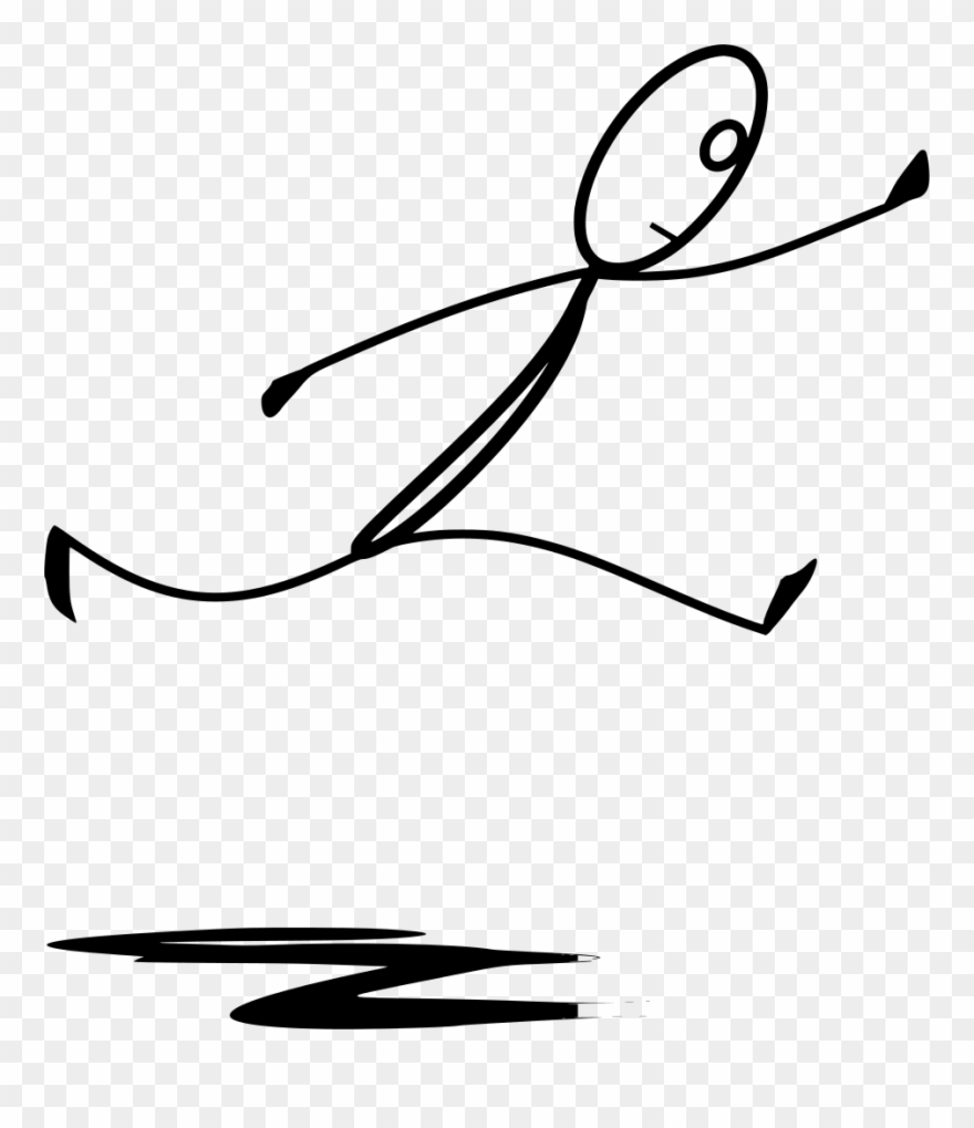 Download Info - Long Jumping Stick Figure Clipart (#378273) - PinClipart