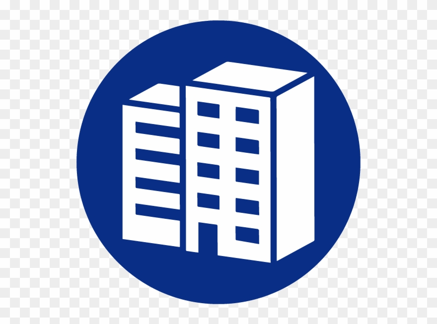 Download Building Facilities Maintence - Blue Building Icon Png Clipart ...