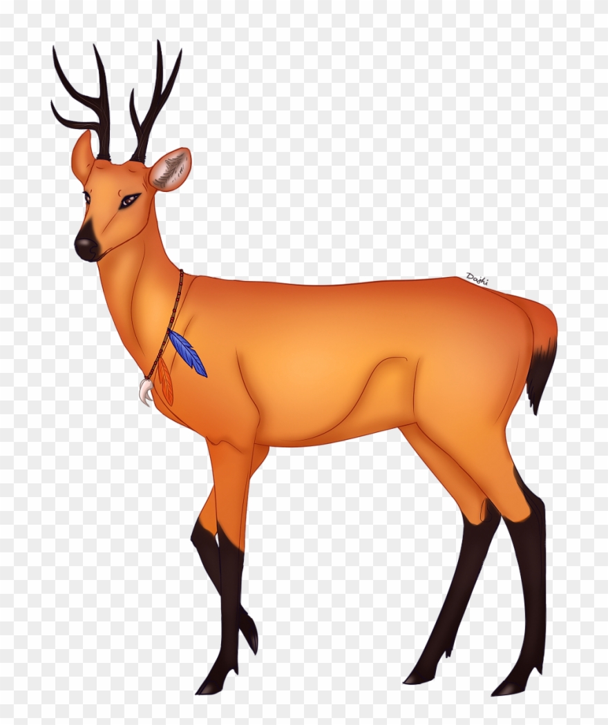 Download Within A Dream - Marsh Deer Drawing Clipart (#3706932 ...