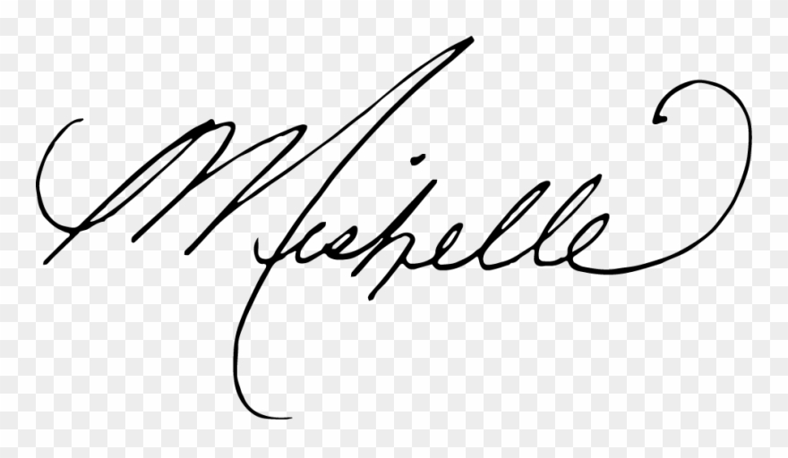 Mishelle Signature - Calligraphy Clipart (#3708371) - PinClipart