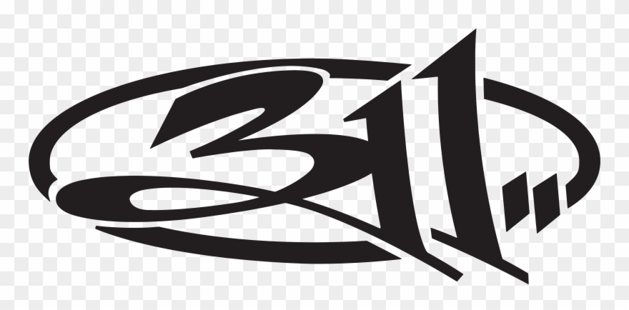 311 Classic Logo - 311 Band Logo Clipart (#3728283) - PinClipart