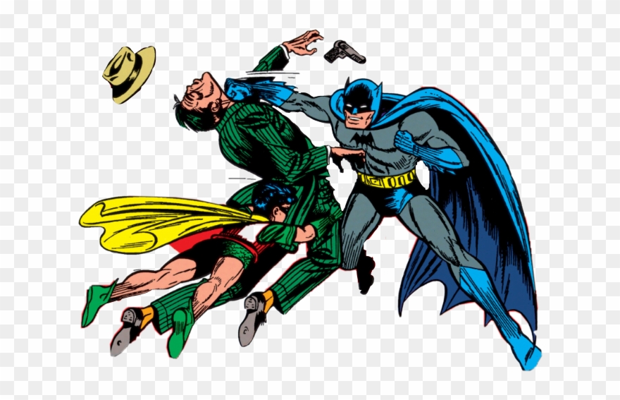 Batman Clipart Punch - 1970's Batman 1990s Comics - Png Download ...