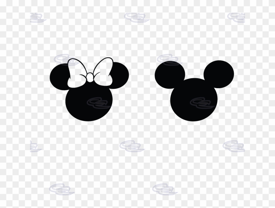 Download Mickey Minnie Mouse Head Silhouette N2 Free Image , - Mickey ...
