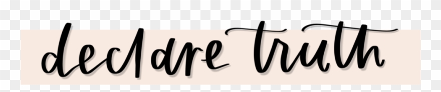 Declare Truth - Calligraphy Clipart (#3744240) - PinClipart