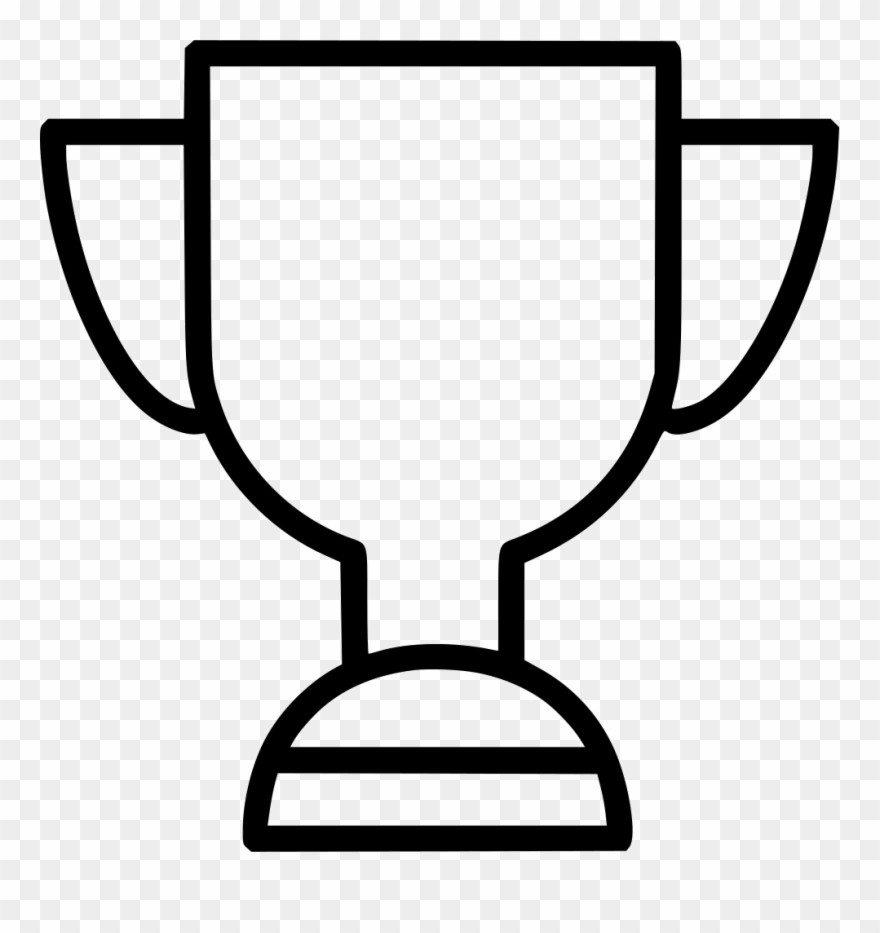 Png File Svg - Trophy Icon White Png Clipart (#3750675) - PinClipart