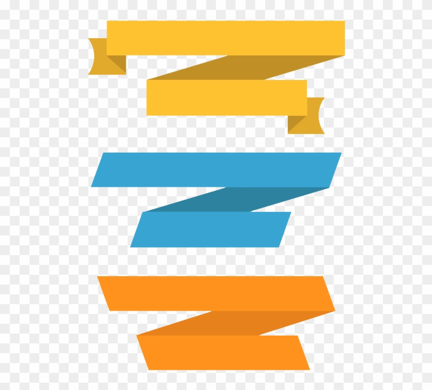 Ribbon Png Free Download - Colored Paper Design Clipart (#3761598 ...