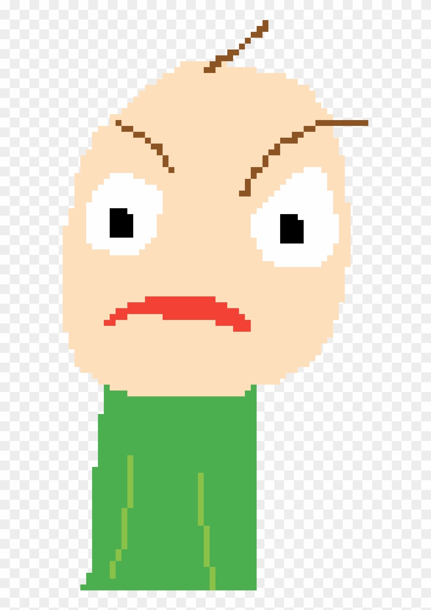 Ugly Baldi - Cartoon Clipart (#3771713) - PinClipart