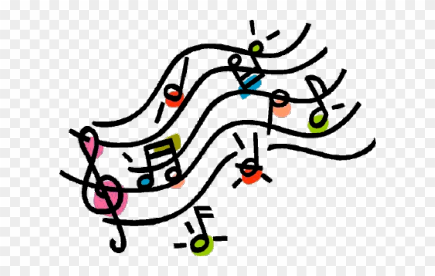 Download Drawn Music Notes Cartoon - Music Clipart - Png Download ...