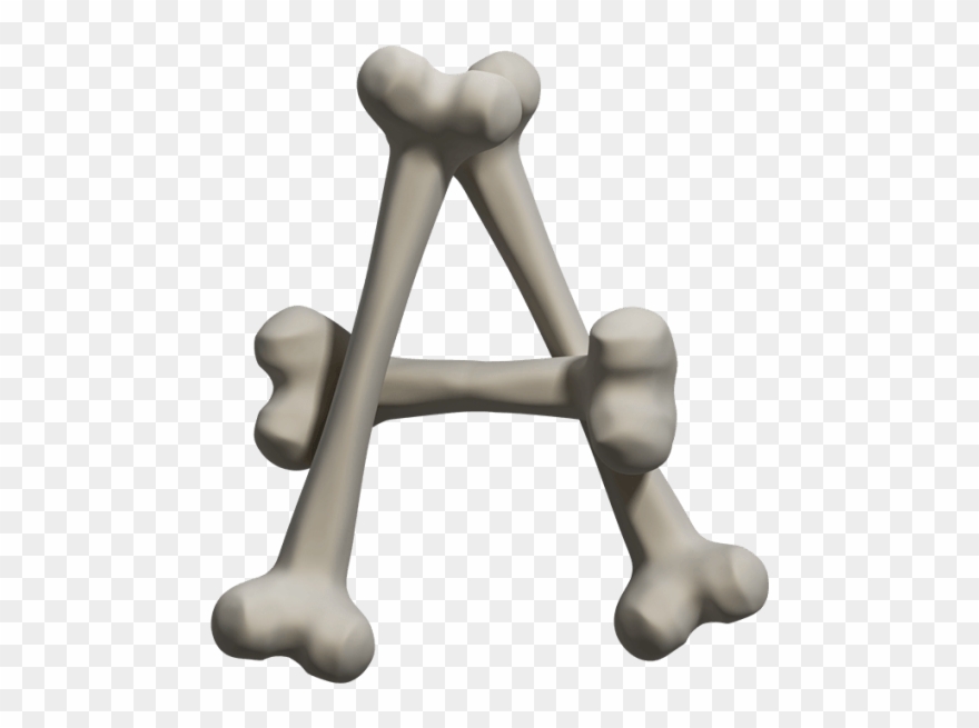 Download Bone Font - Transparent Handmade White Archives Fonts Clipart ...