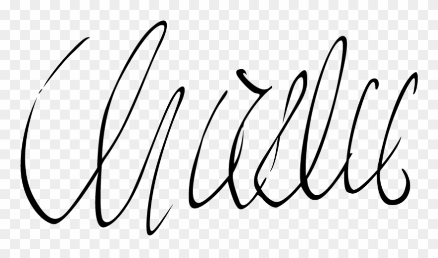 Signature Constable Bourbon - Calligraphy Clipart (#3790132) - PinClipart