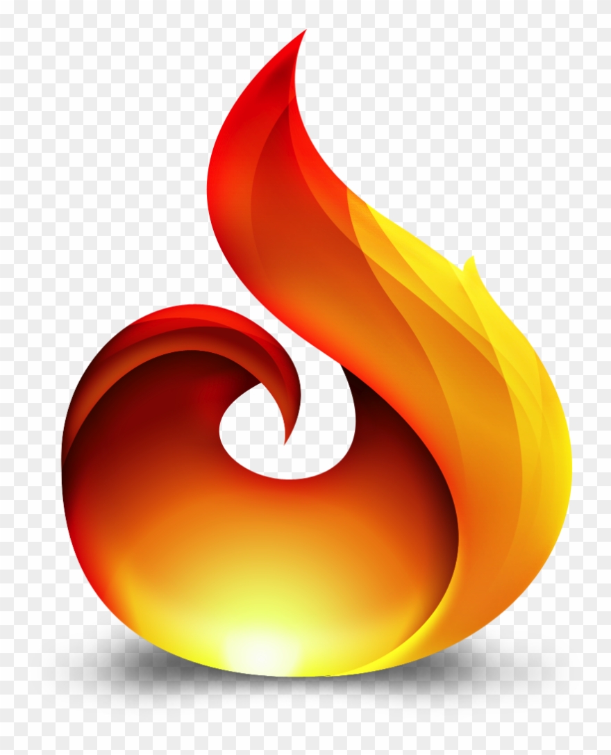 Flame Clipart Logo - App With Flame - Png Download (#380508) - PinClipart