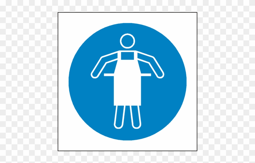 Download Use Protective Apron Symbol Sign - M026 Clipart (#381798 ...