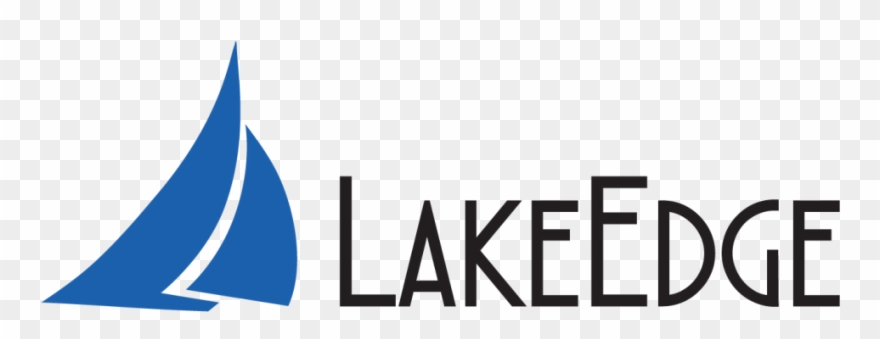 Lake Edge Logo Blue Clipart (#3800312) - PinClipart