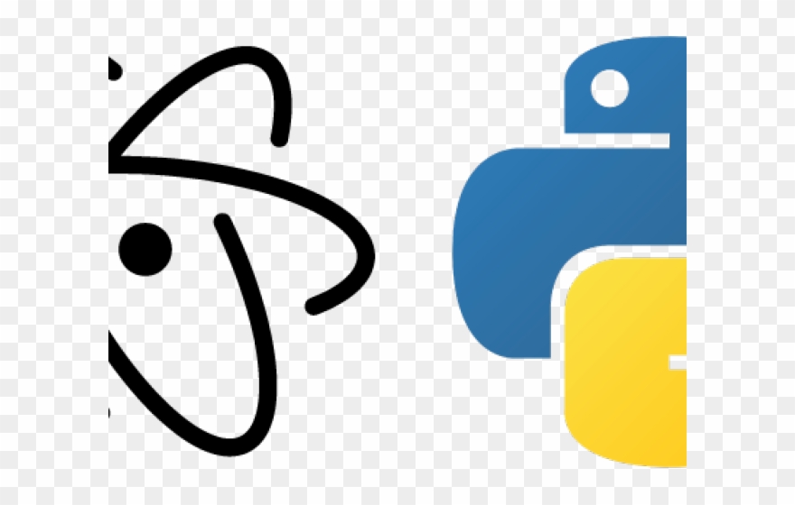 Download Python Logo Clipart Above - Atom - Png Download (#3803684 ...