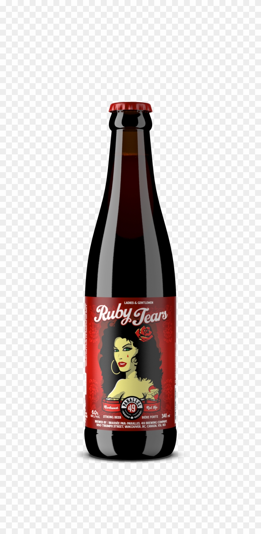 Download Clipart Beer Dark Beer - Parallel 49 Gypsy Tears Ruby Ale ...