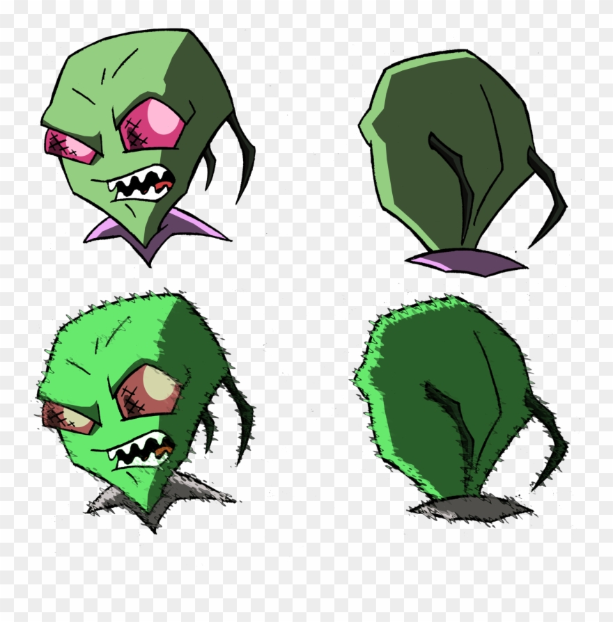 Zim - Cartoon Clipart (#3806972) - PinClipart