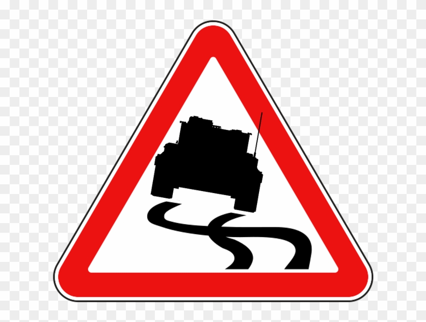 Download Tiger Road Sign - Friction And Road Safety Clipart (#3808217 ...