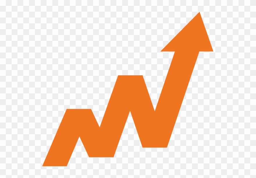 Download Graphic Icon Of A Line Graph Moving Upward - Arrow Moving ...