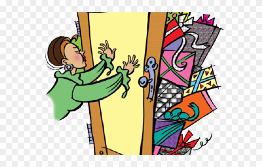 Possession Clipart Office Clutter - Presents In A Closet - Png Download ...