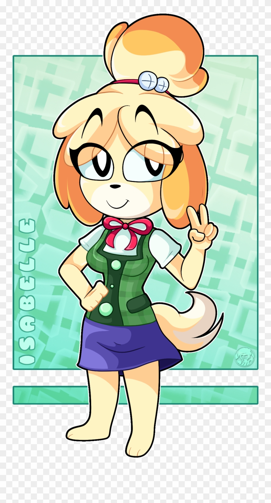 Download It Kinda Took Me Yesterday To Draw A Fanart Of Isabelle ...