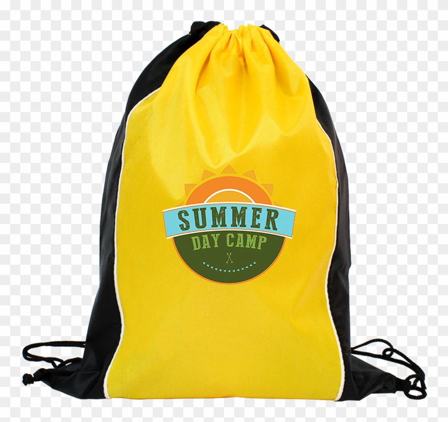 Two Tone Sided Drawstring Tote Bags - Bag Clipart (#3819480) - PinClipart