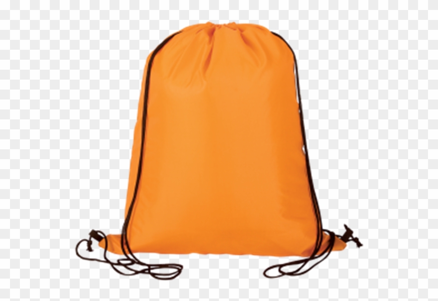Orange Drawstring Bag Clipart (#3819481) - PinClipart