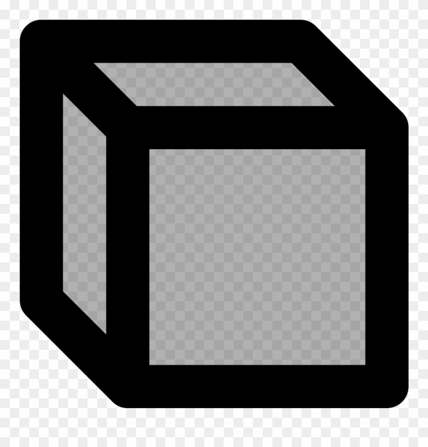 Download The Icon Resemble A Square That Is Three Dimensional Clipart ...