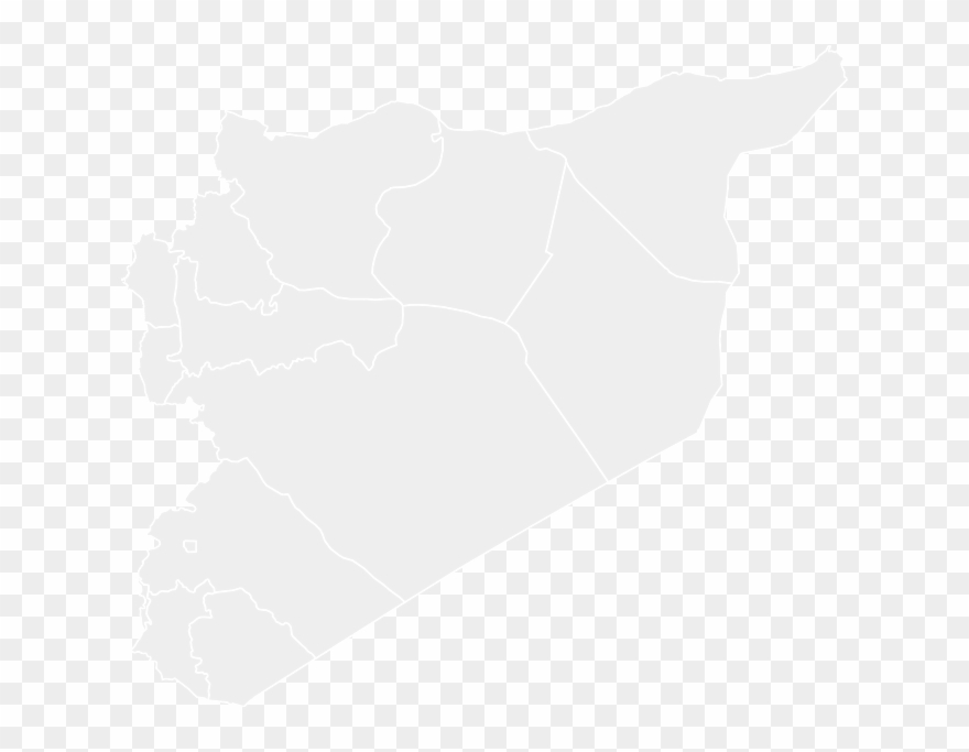 Blank map of syria