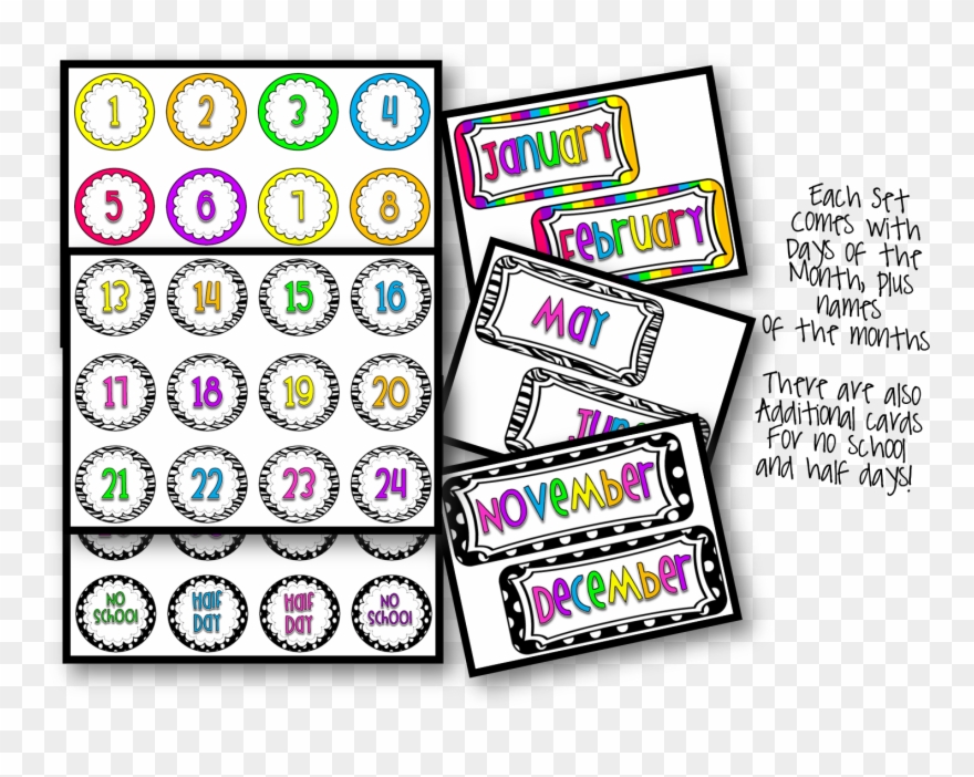 Download {bright Behavior Chart} {polka Dot Behavior Chart} Clipart ...