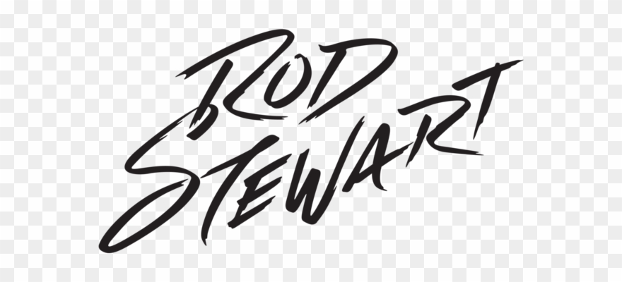 Rod Stewart12 - Calligraphy Clipart (#3849504) - PinClipart