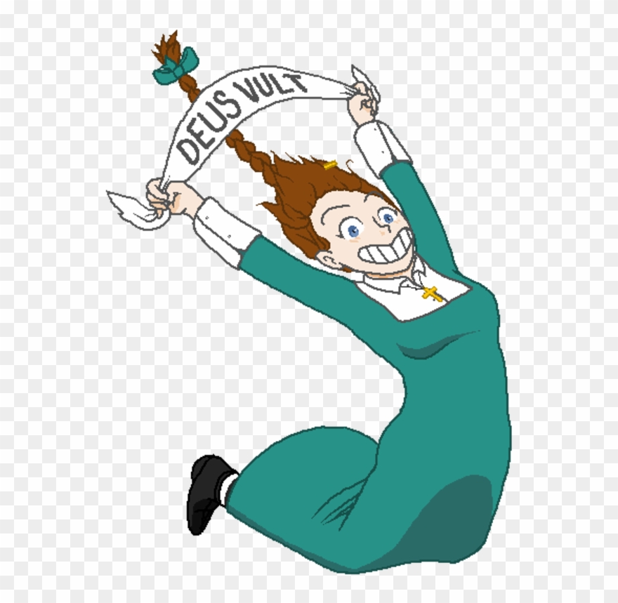 Download Christ-chan - Deus Vult - Christ Chan Deus Vult Clipart ...